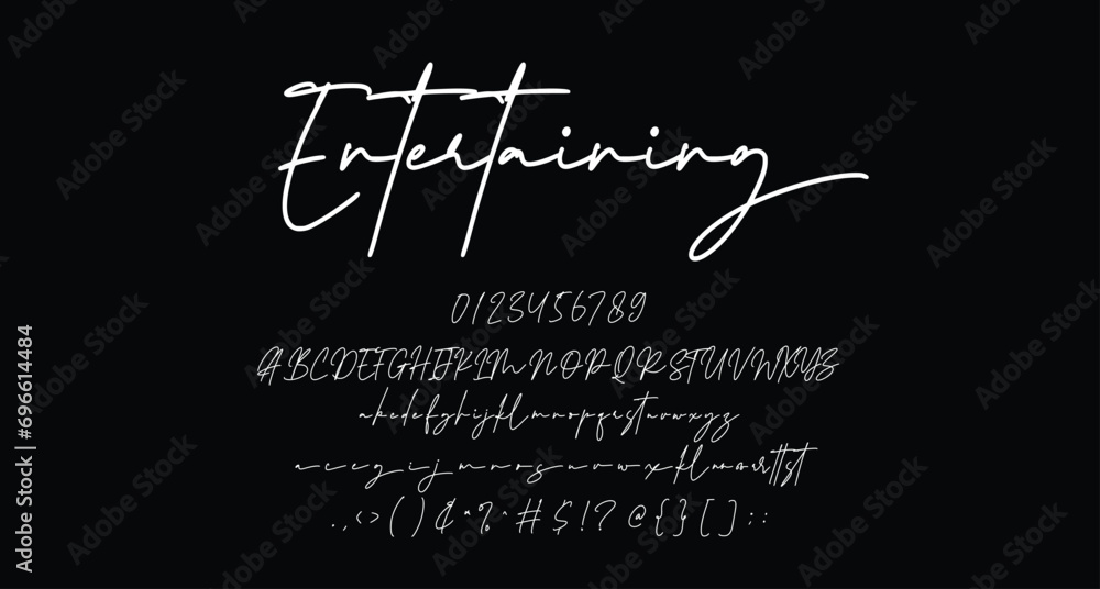 Entertaining beauty script handwritten font Best Alphabet Alphabet ...