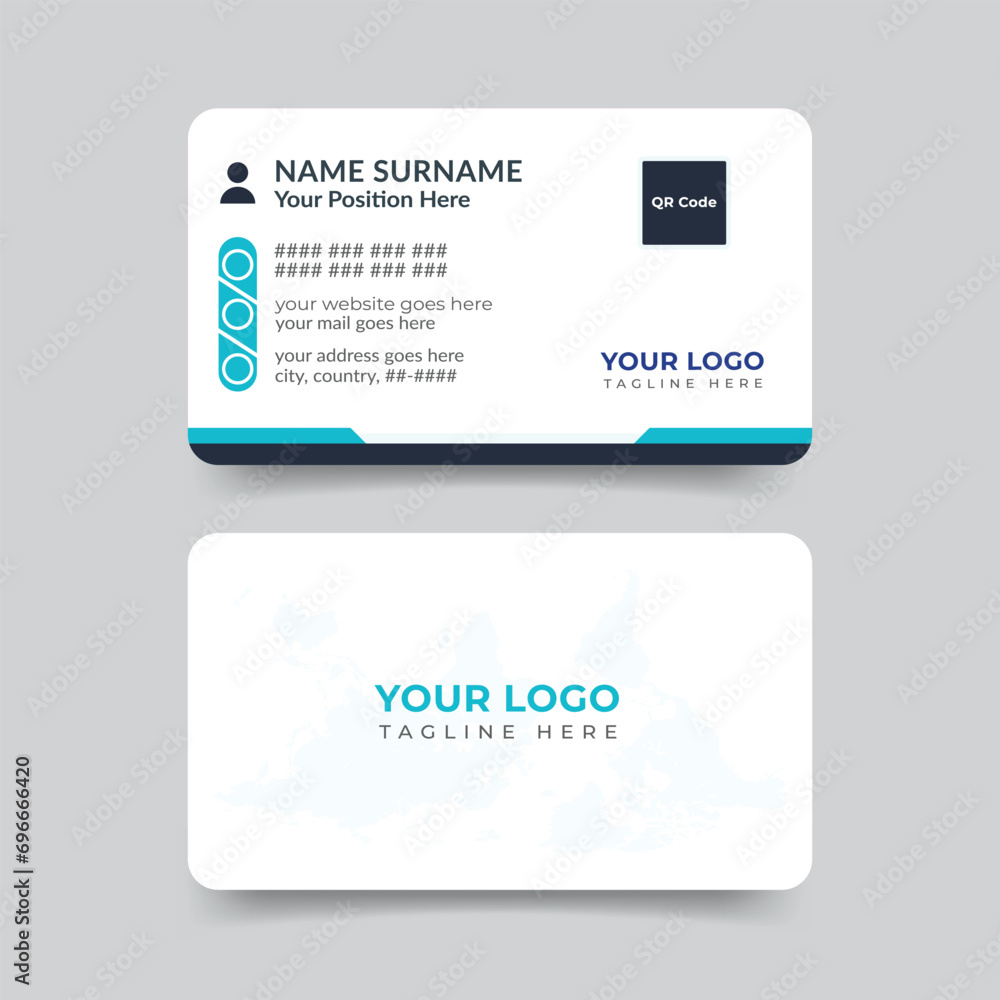 Medical Business Card Template Healthcare Business Card Design Stock ...