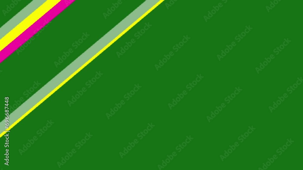 Modern shape transition in diagonal direction on green screen chroma ...
