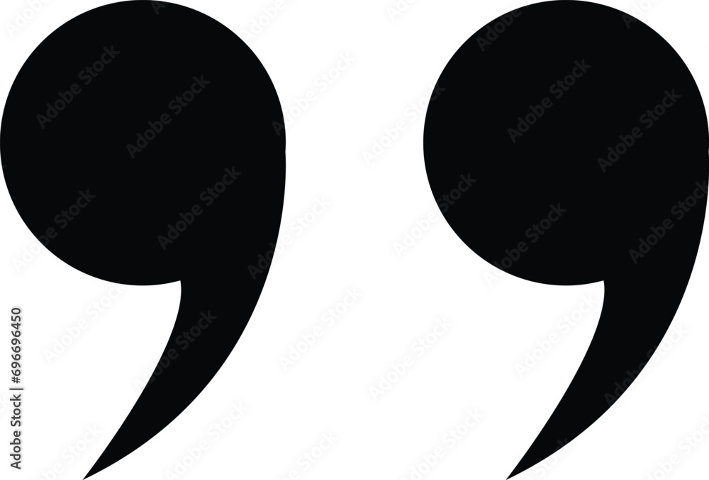 quote mark, quotes icon vector sign design, Quotation sign and symbol ...