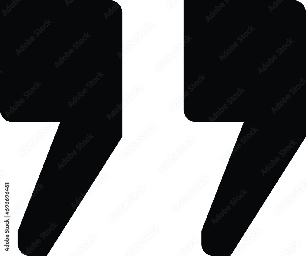 Vecteur Stock quote mark, quotes icon vector sign design, Quotation ...