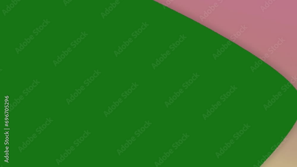 Vidéo Stock Modern shape transition in diagonal direction on green ...