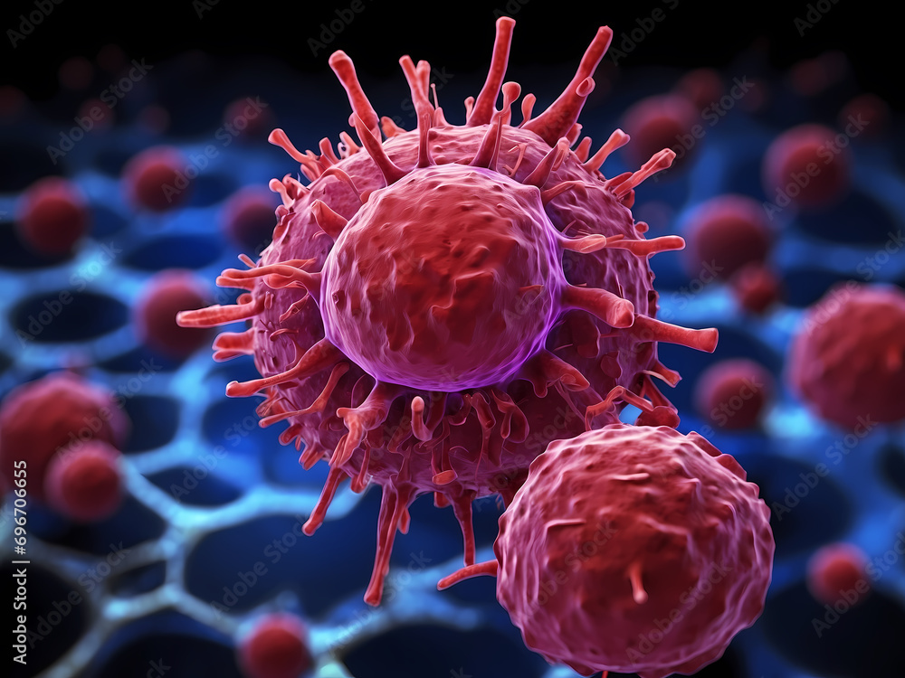 T cells in human thymus. T cells are born from hematopoietic stem cells ...