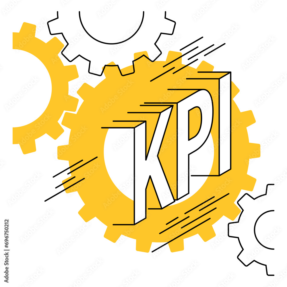 KPI visual concept - Key Performance Indicator Stock Vector | Adobe Stock
