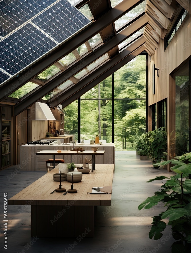 Modern Solar Panels: Enhancing Eco-friendly Interiors for Sustainable ...