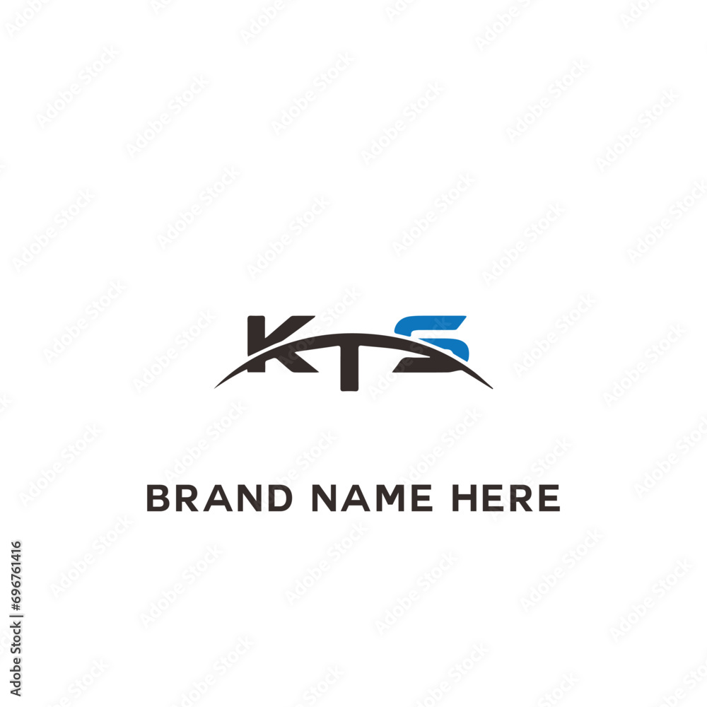 KTS logo. K T S design. White KTS letter. KTS, K T S letter logo design ...