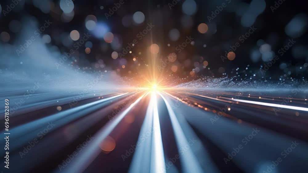A highspeed camera capturing the moment a particle jumps through a ...