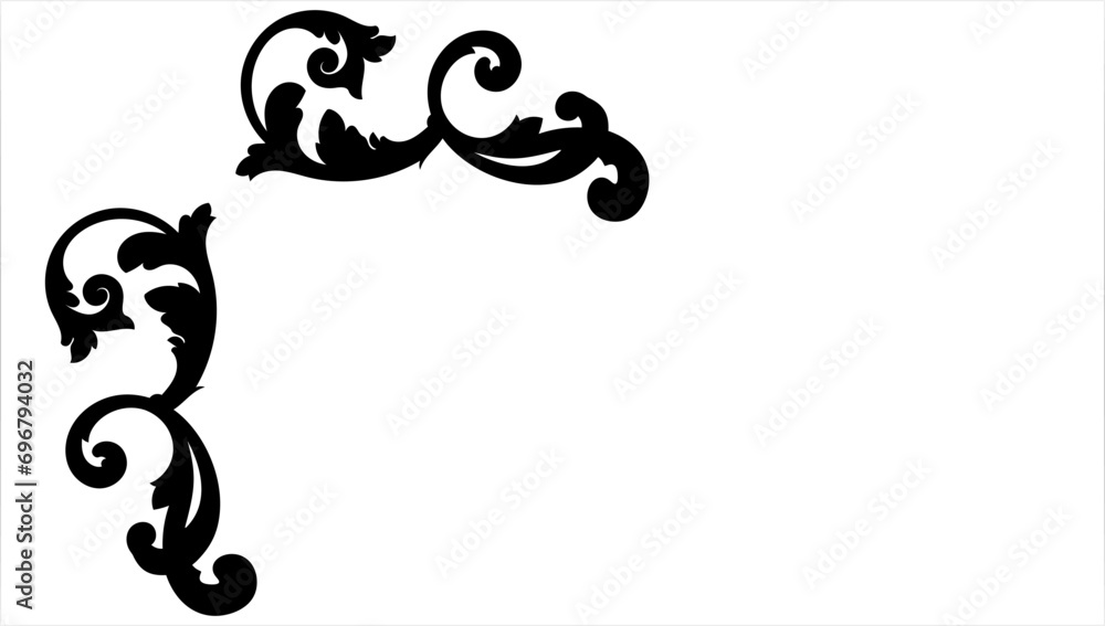 dividers, line separator. Decorative elegant retro fancy lines dividers ...