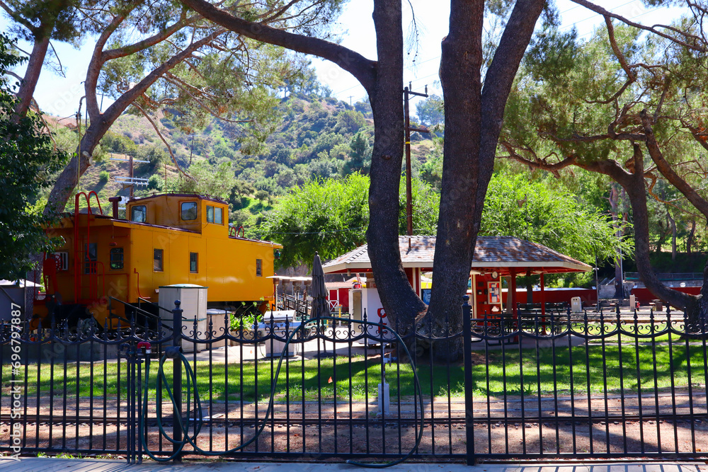Los Angeles, California – October 3, 2023: Los Angeles Live Steamers ...