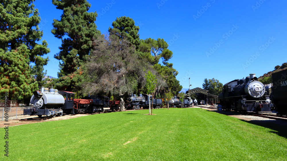 Los Angeles, California: TRAVEL TOWN MUSEUM, railway museum dedicated ...