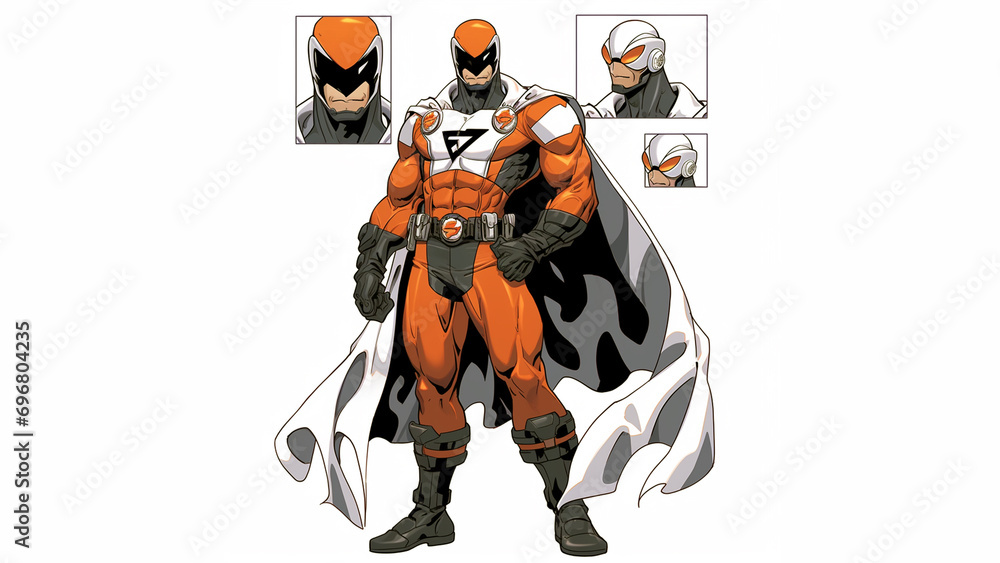 Super villain reference sheet, full body, whole picture, updated ...