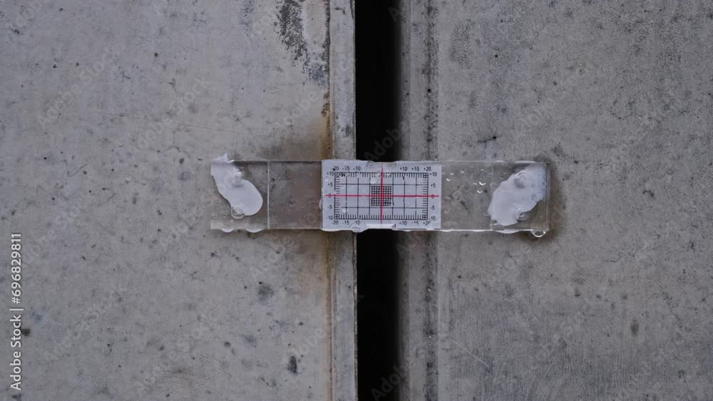 Structural Crack Monitoring Device With Standard Tell Tale Gauge and ...
