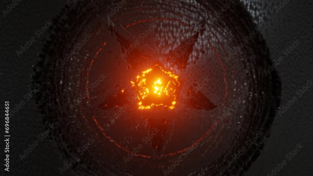 Pentagram wicca star esoteric occult spiritual and black magic symbol ...