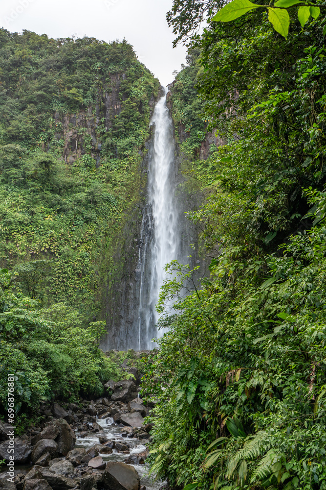 Carbet Falls a series of waterfalls on the Carbet River in Basse-Terre ...