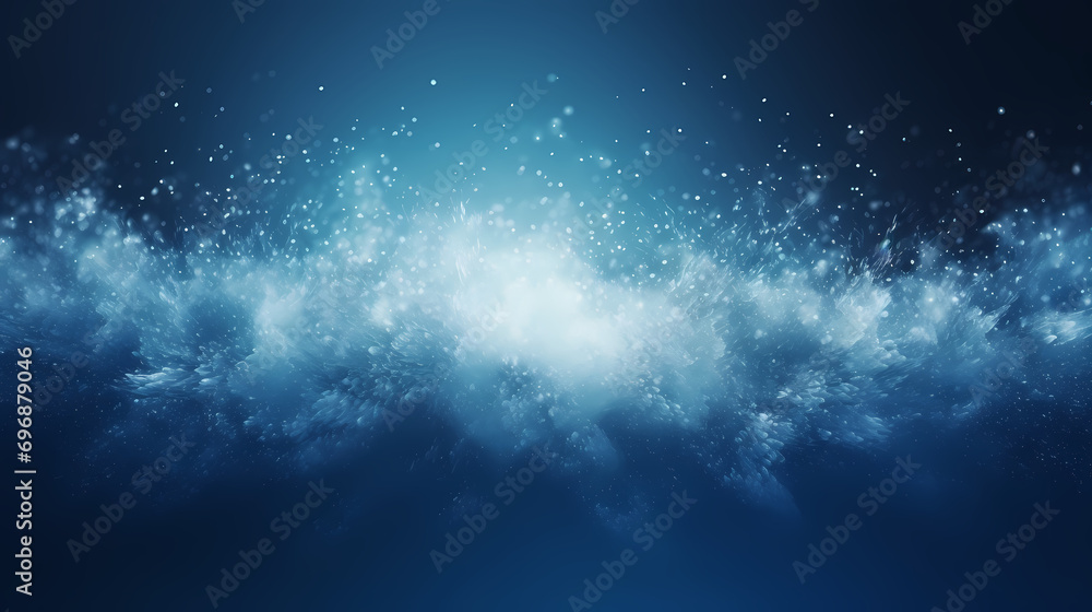 Light dust blue particles illustration background magic, abstract ...