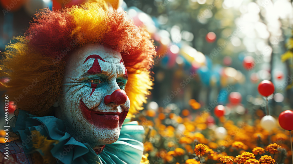 Clownish Business Wonderland - outdoor office park transformed into a ...