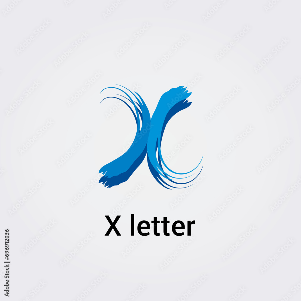 Icone Lettre X pour Design Logos, Symbole, Illustration Pictogramme ...