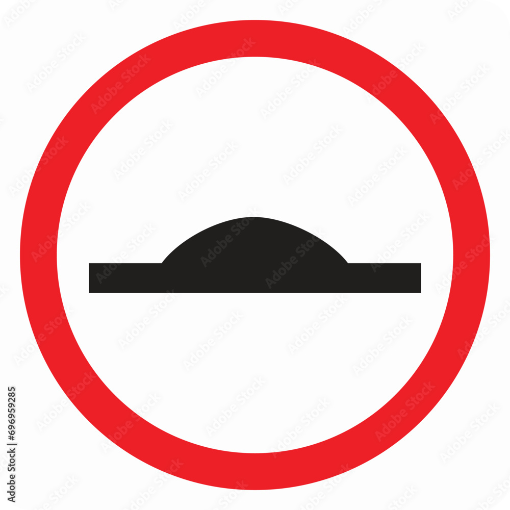 Road, traffic signal speed breaker icon vector eps Stock Vector | Adobe ...