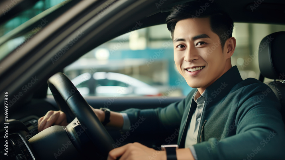 Young multiracial businessman charging Ev car in power station Stock ...