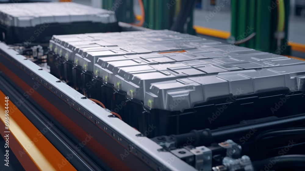 High-capacity lithium-ion battery module for hybrid or electric ...