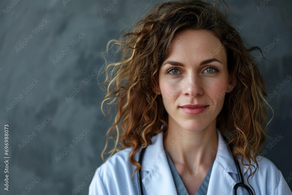 Medical Excellence: A Tight Shot of a Compassionate Female Healer ...