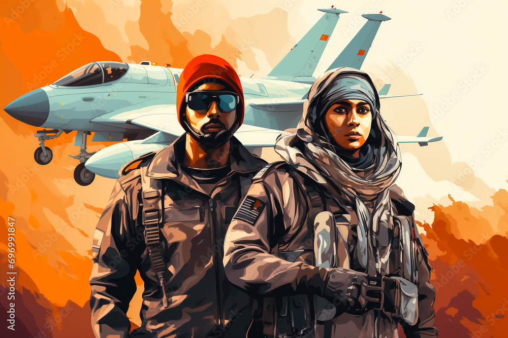 vector illustration of Republic day of India background, celebration ...