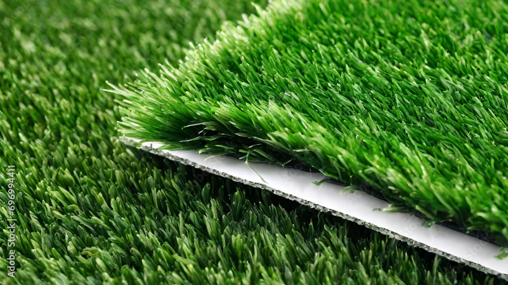 Green grass background realistic style, 3d render of green grass ...