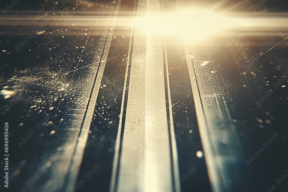 Cinematic Nostalgia: Old Film Overlay with Light Leaks and Vintage ...