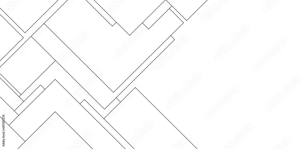 Abstract check mark on paper with lines, business and network connected ...
