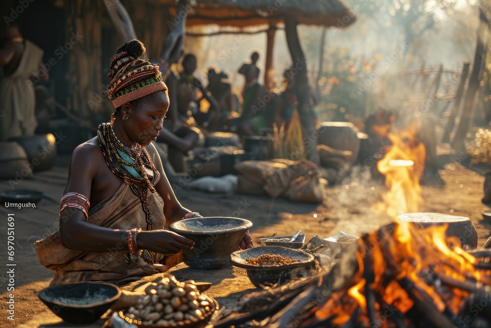 Culinary Heritage in Motion: A Traditional Zulu Gathering Showcases ...