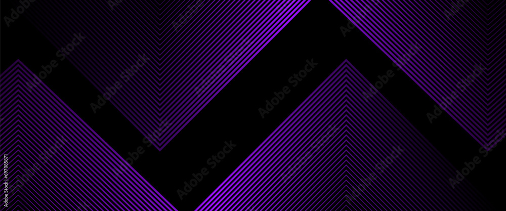 Black and purple violet vector 3D technology futuristic glow with line ...