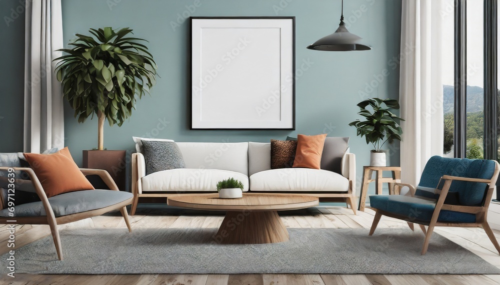 Luxurious apartment background with contemporary design. Interior ...