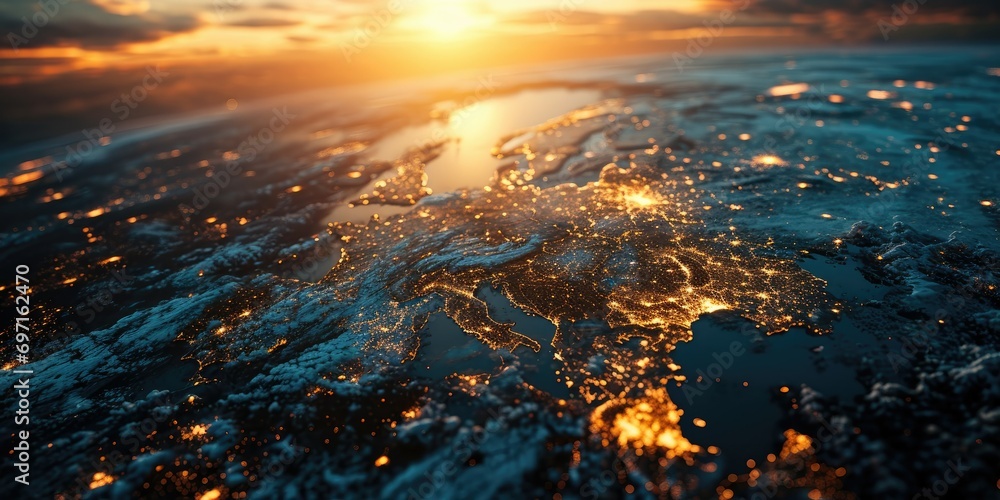 Global Trade Symbol - Earth as Hub of Interconnected Commerce ...