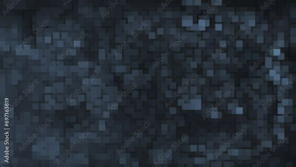 Abstract pixelated background randomly changing the colors of pixels ...
