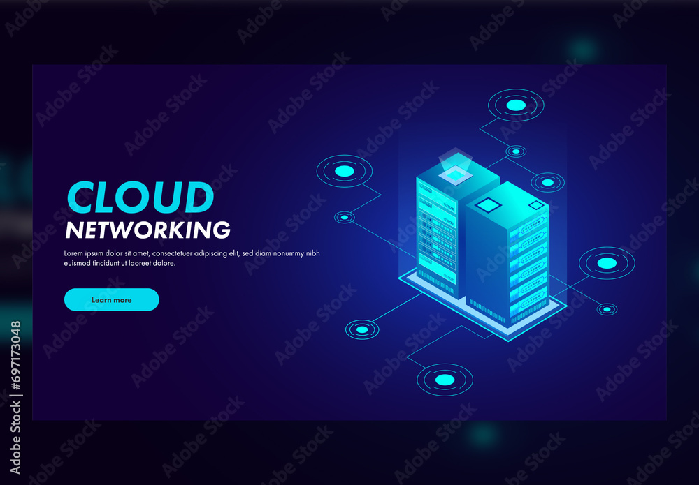 Cloud Networking Concept Based Landing Page Design with 3D Servers ...
