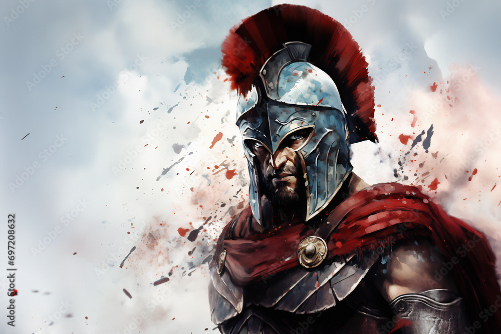 Ares, the formidable god of war in ancient Greece. Generative AI ...