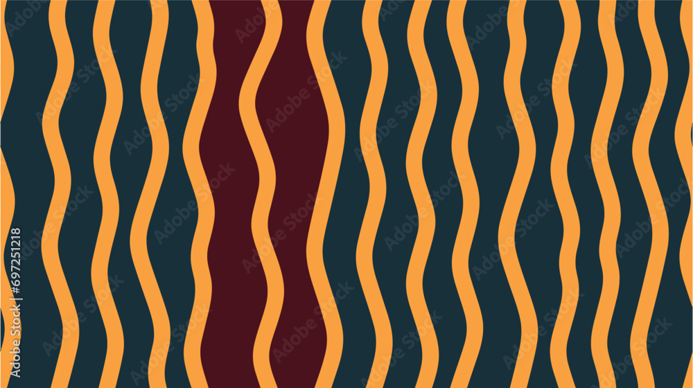 Colorful seamless geometric pattern design. Amazing hand drawn. Jagged ...