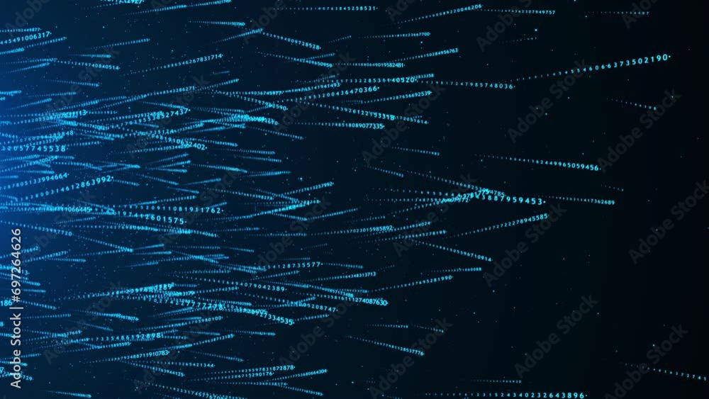 Digital Matrix wave deep abstract stage background cyberspace stream ...