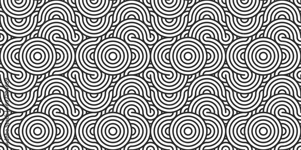 An optical pattern of circles and long lines that create a surround ...