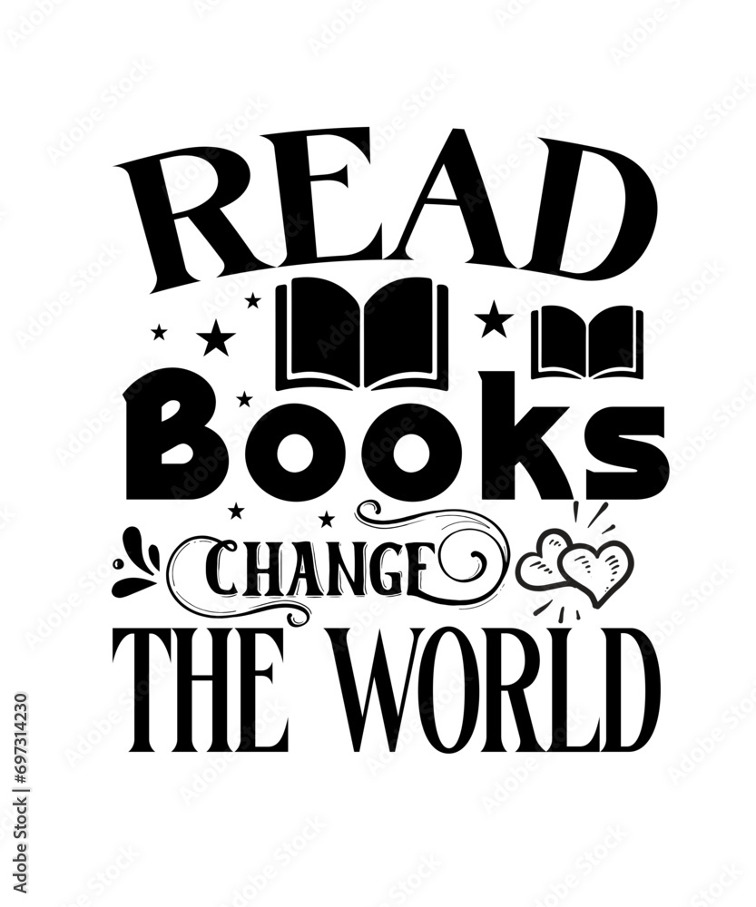 Vecteur Stock Reading Svg Design,Reading SVG Bundle, Books Svg, Books ...