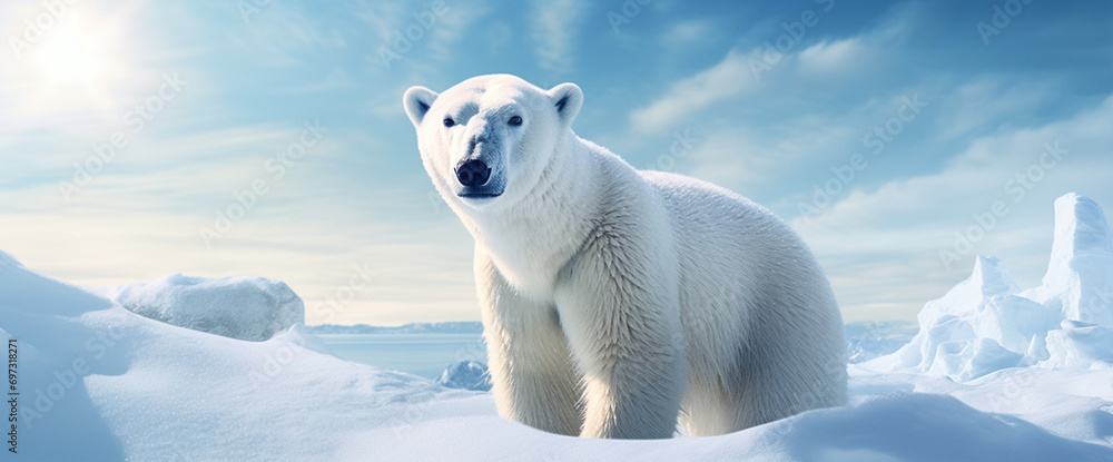 bear, polar, arctic, animal, polar bear, white, snow, wild, winter ...