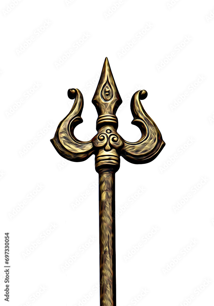 3D models of historic weapon Trishul. Trishul 3d models. Stock ...