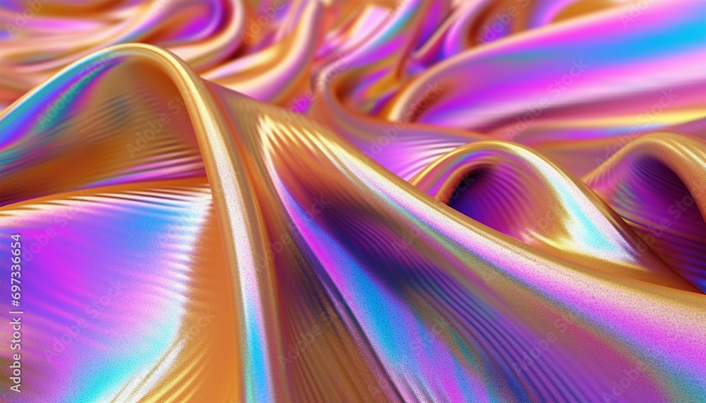 Holographic background. Holograph color texture with foil effect ...