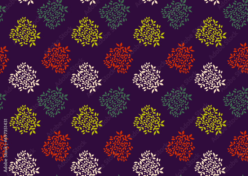beautiful and colorful seamless pattern illustration all over repeat ...