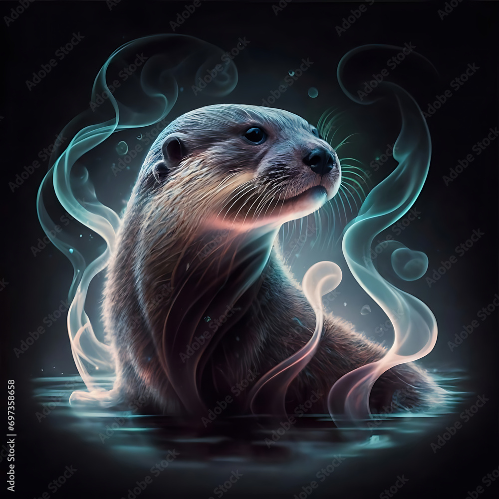 Ilustracja Stock: an ethereal and mesmerizing image of an Northern ... Ilustracja Stock: an ethereal and mesmerizing image of an Northern ...