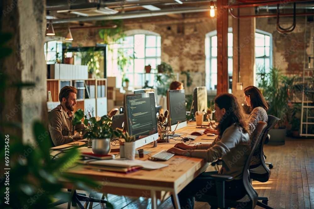 Office teamwork dynamics captured candidly, with room for a commentary ...