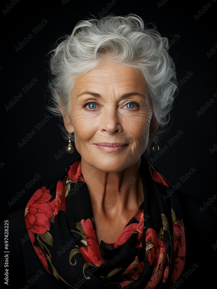Beautiful old lady, incredible old age, seniorita grandmother granny ...