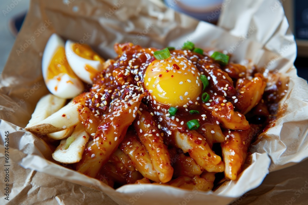 Korean Street Food Experience: Tteokbokki (Spicy Rice Cake) - Soft and ...