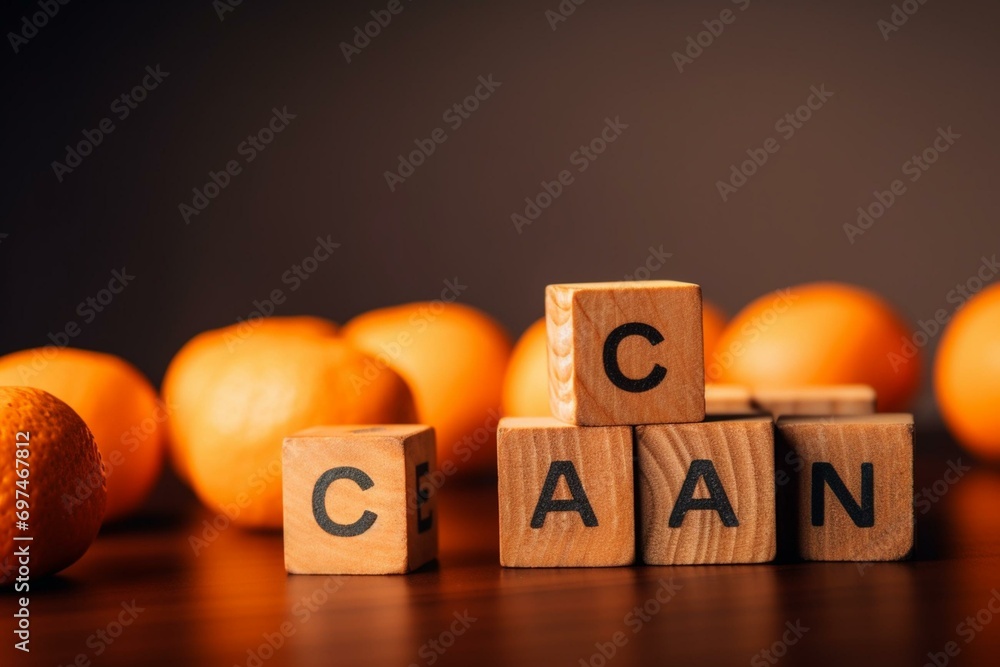 Carbon capture symbol. Turned wooden cubes and changed the concept word ...