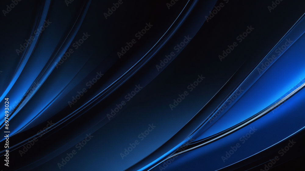 El azul y el negro abstractos son un patrón claro con el degradado con ...